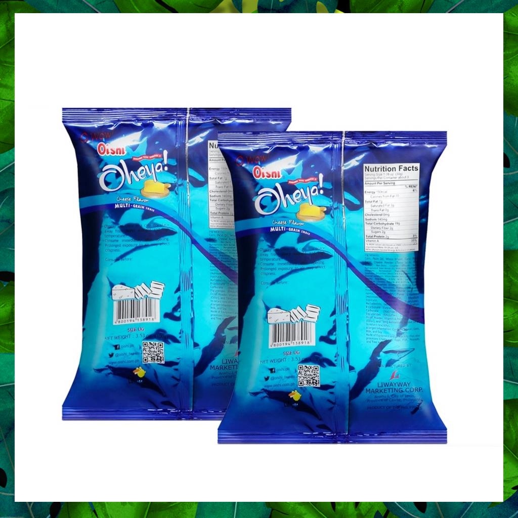 Oishi OHEYA Multi Grain Cheese 100G x2 | Lazada PH