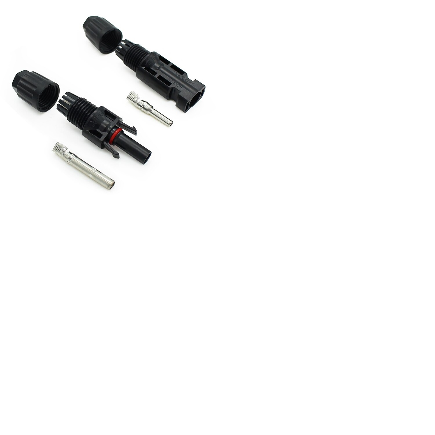 ขั้วต่อสายไฟ MC4 จำนวน 1 คู่ ข้อต่อ สายไฟ DC แผงโซล่าเซลล์ ขั้วต่อ ข้อ ...