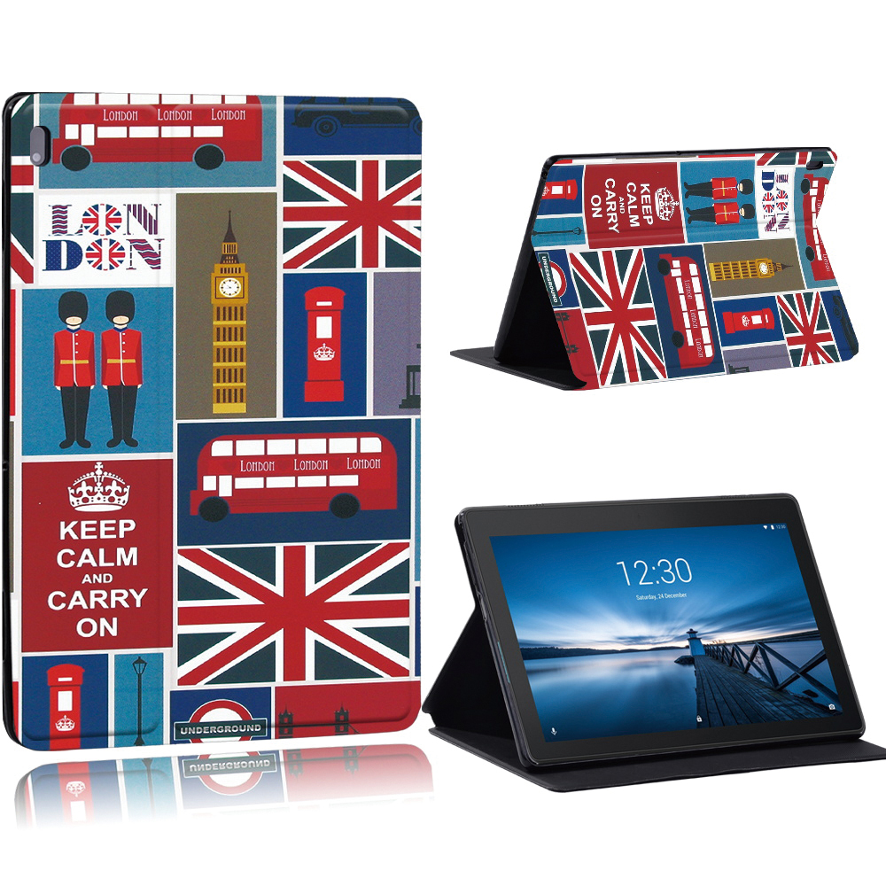 Old Image Series Pattern Case for Lenovo Tab E10 /Tab M10 10.1 Inch/Tab ...