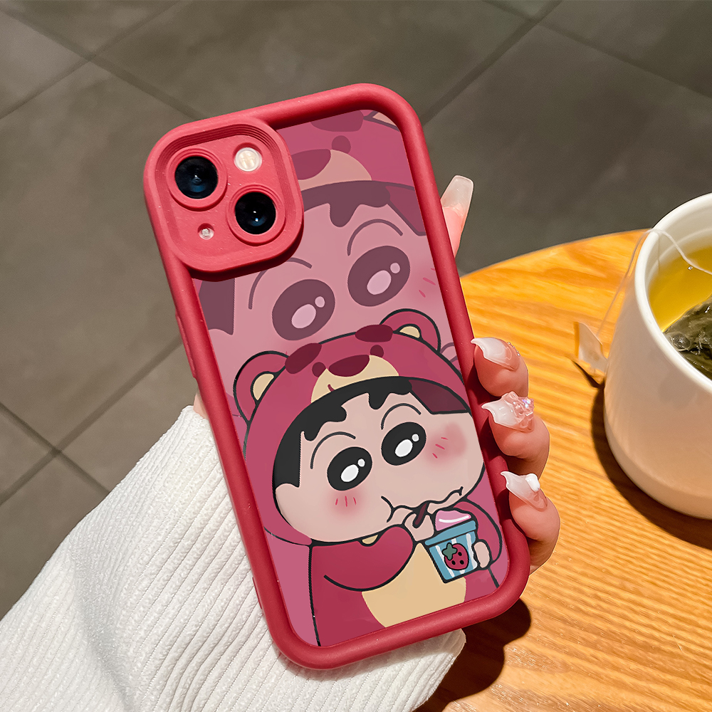 ZCSIBORUI for VIVO Y27 4G Y35+ 5G Back Cover Crayon Shin-Chan Eat ...
