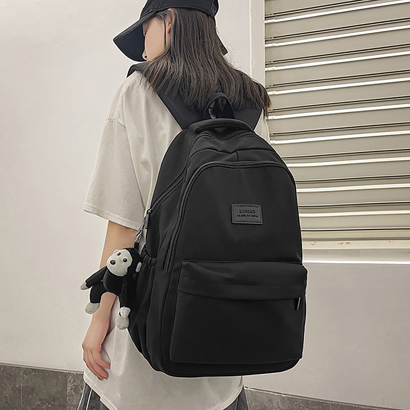 High Capacity Waterproof College Backpack Women Laptop School Bags ...