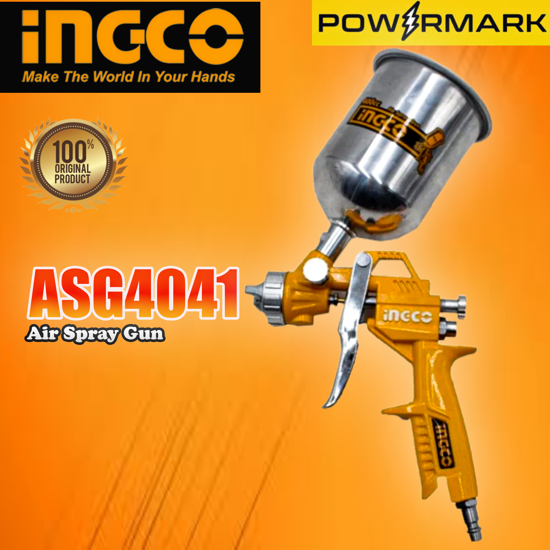 INGCO ASG4041 Air Spray Gun [POWERMARK | IHT] | Lazada PH