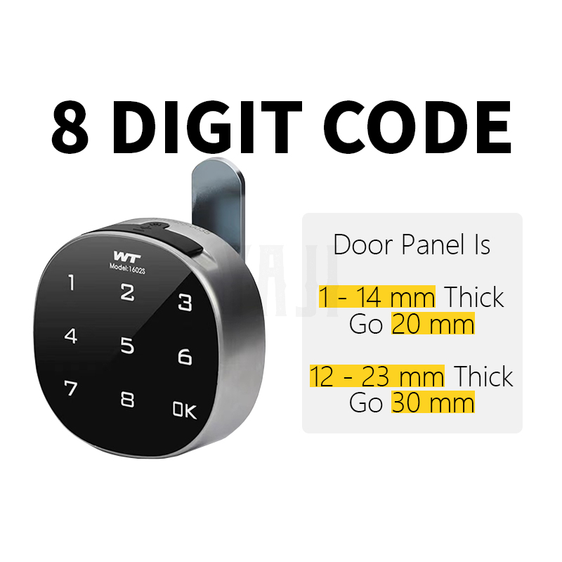💛[SPOT] Universal Digital Lock Smart Scramble Pin Code Electronic Lock ...