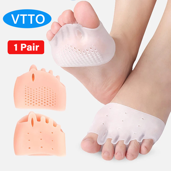 VTTO 1 Cặp Miếng Đệm Bàn Chân Trước Bằng Silicon Miếng Đệm Tách Ngón ...