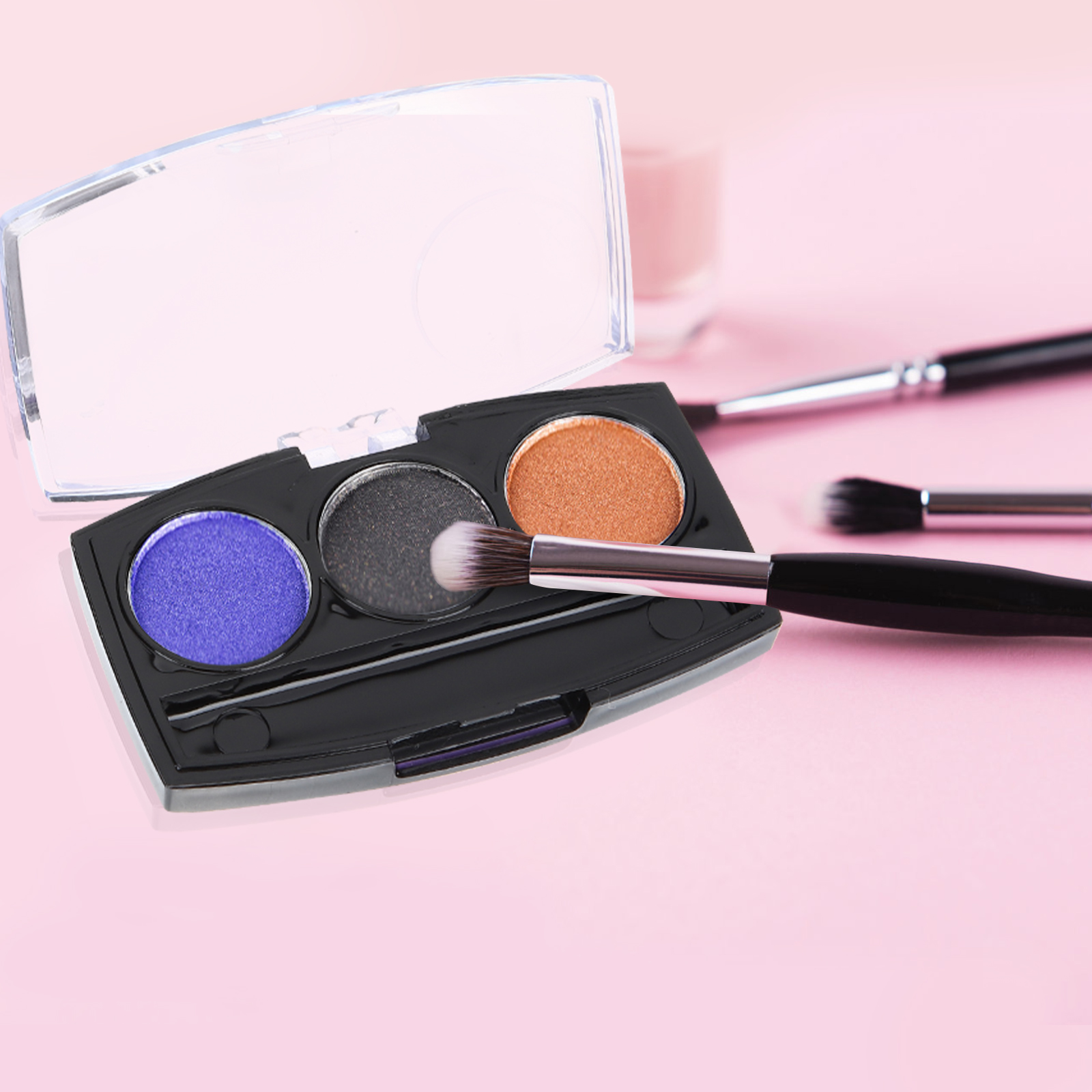 10 Pcs Eyeshadow Container Makeup Pallet Palette Pigment Tray Lipstick ...