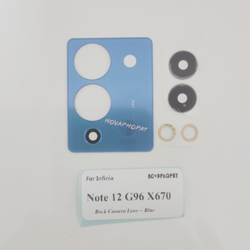 Novaphopat Back Rear Camera Glass Lens Glass Panel Cover For Infinix ...