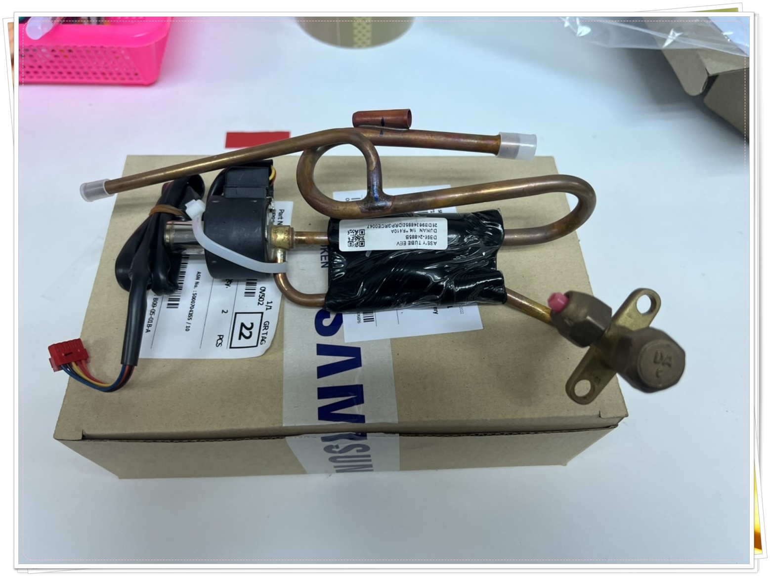 อะไหล่ของแท้/ชุดอีวีวาล์วแอร์ซัมซุง/DB96-24885B/SAMSUNG/ASSY TUBE EEV ...