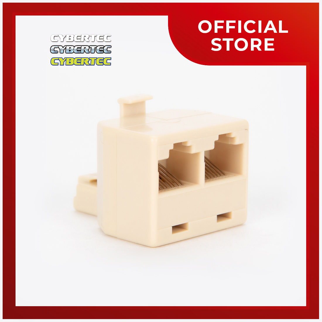 Cybertec RJ45 Computer Network Coupler 1 Male Stereo - 2 Female Jack | Lazada PH