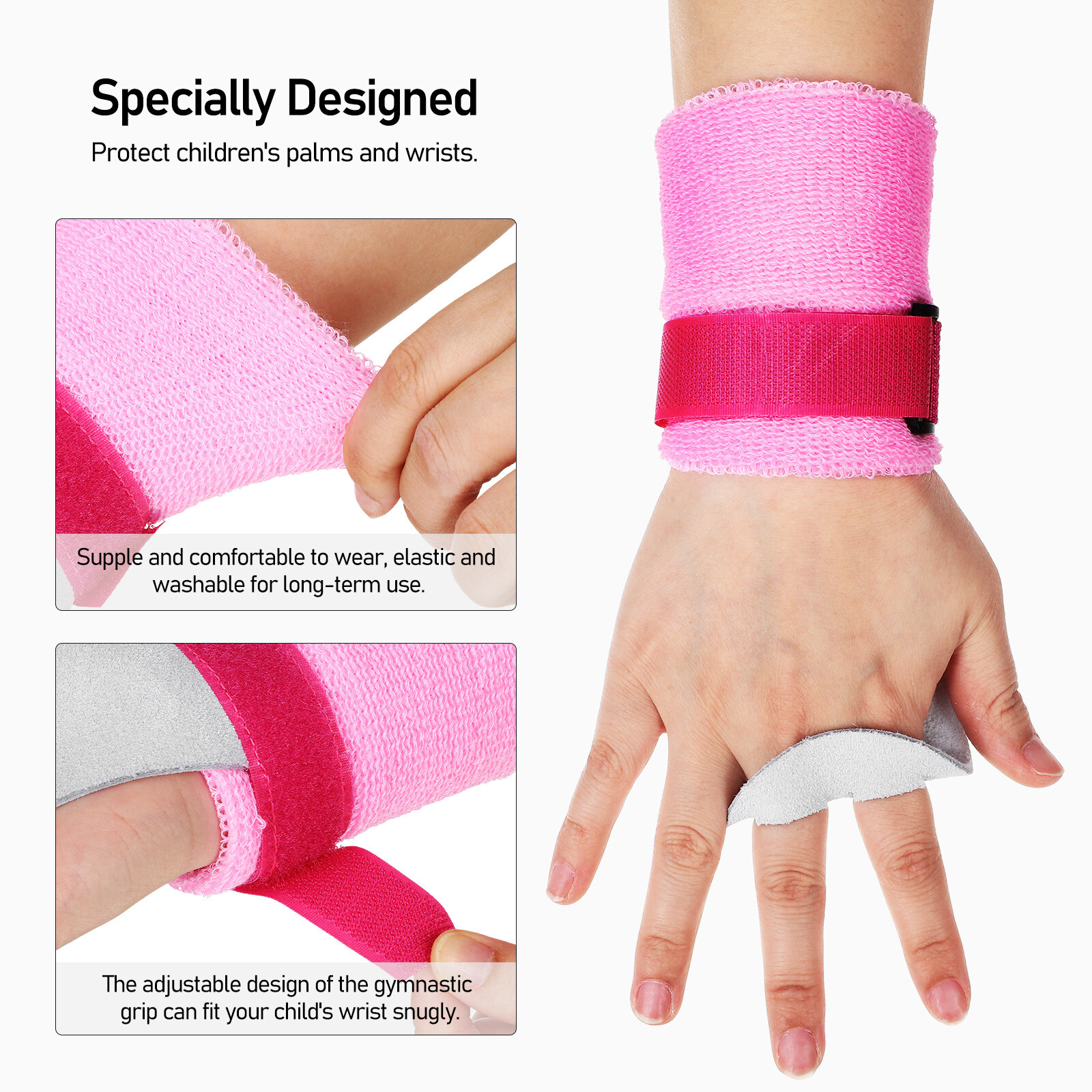 Grips Wrist Palm Gymnastics Hand Bands Wristbands Gymnastic Lifting ...