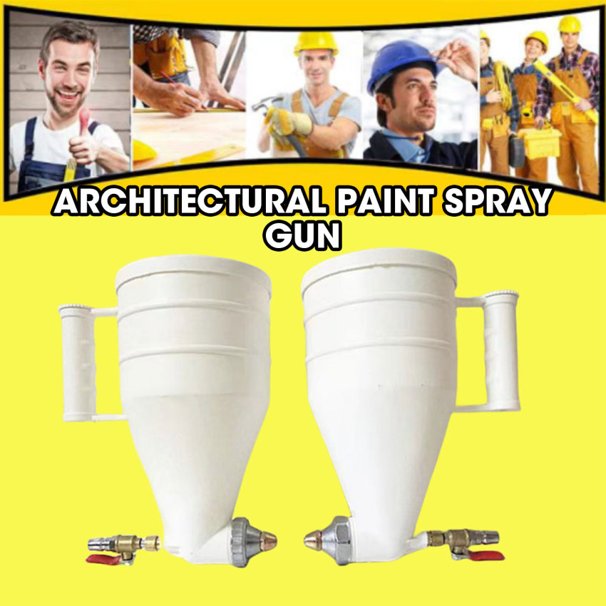Spray Exterior Wall Building Paint Air Pressure Real Stone Paint ...