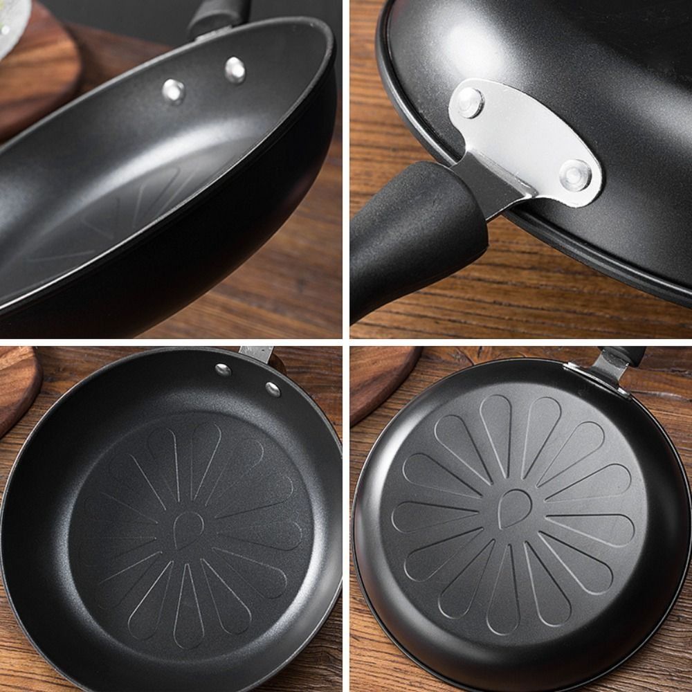 Single Serve Round Egg Frying Pan Mini Heat Resistant Frying Skillet ...