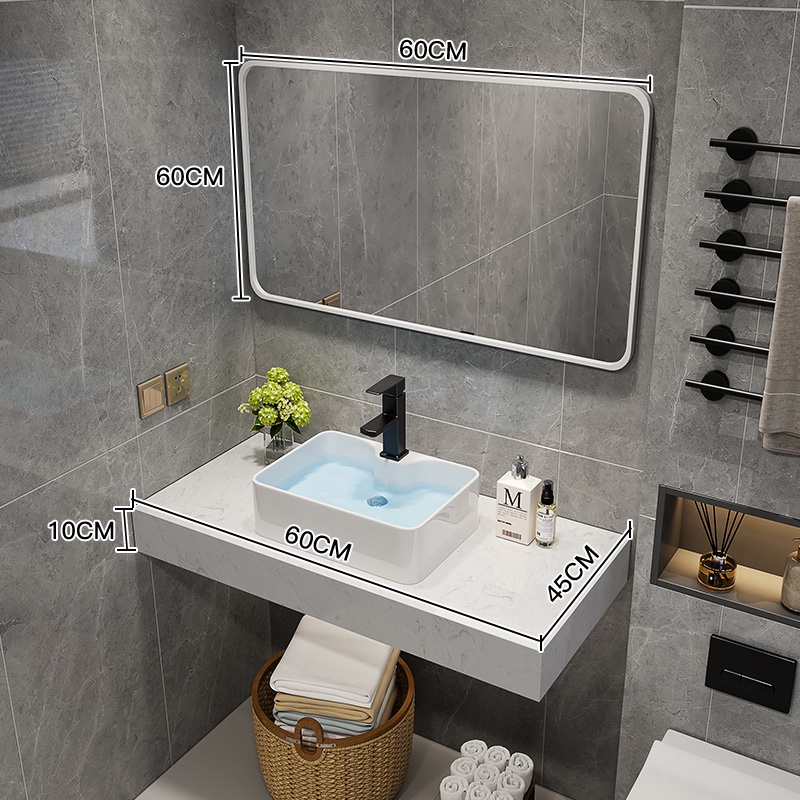 (🔥Ready Stock🔥 Local- 12 Hour ship) Quartz table top Wall-Mounted ...