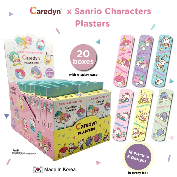 [Bundle of 20] Caredyn Sanrio Characters Plasters -18 pieces | Lazada ...