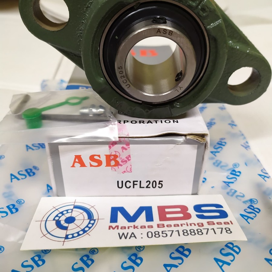 BEARING PILLOW BLOCK UCFL 205 AS 25 MM MERK ASB UCFL205 25 MILI | Lazada Indonesia
