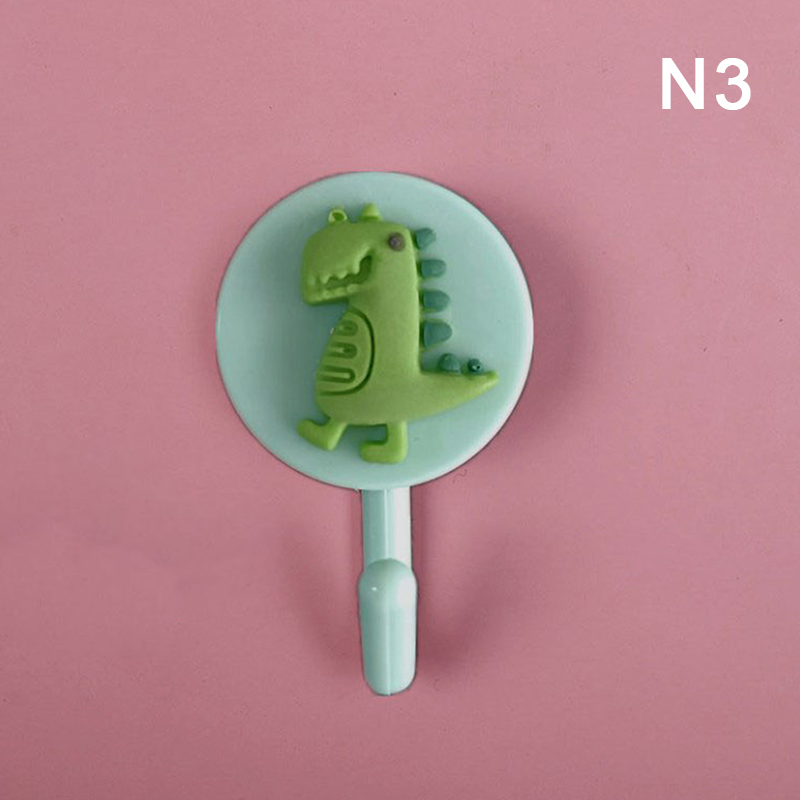1pc Cute Wall Hooks Key Holder Door Hanging Plastic Self Adhesive Wall ...
