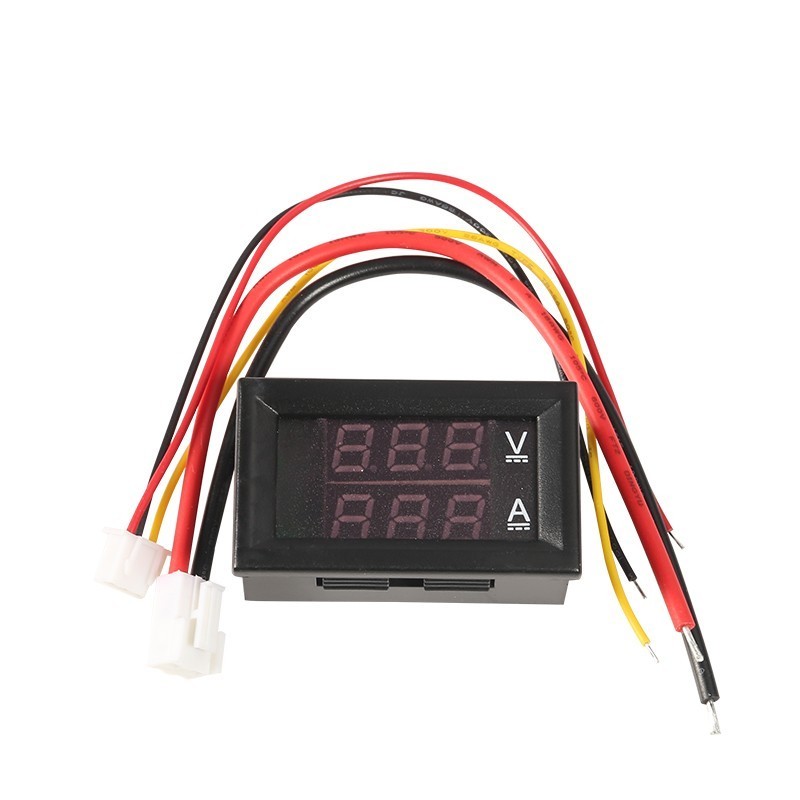 【New design】DC0-100V 10A 50A 100A Digital Voltmeter Ammeter 2 in1 ...