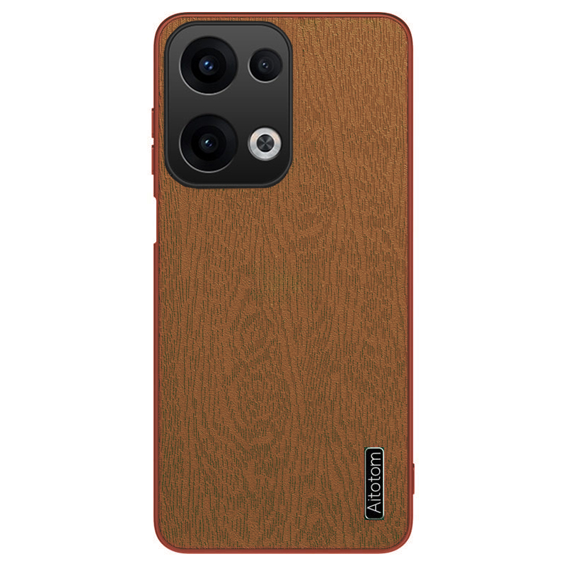 For OPPO Reno 13 Pro Case Wood Texture Canvas Hrad Shockproof For OPPO ...