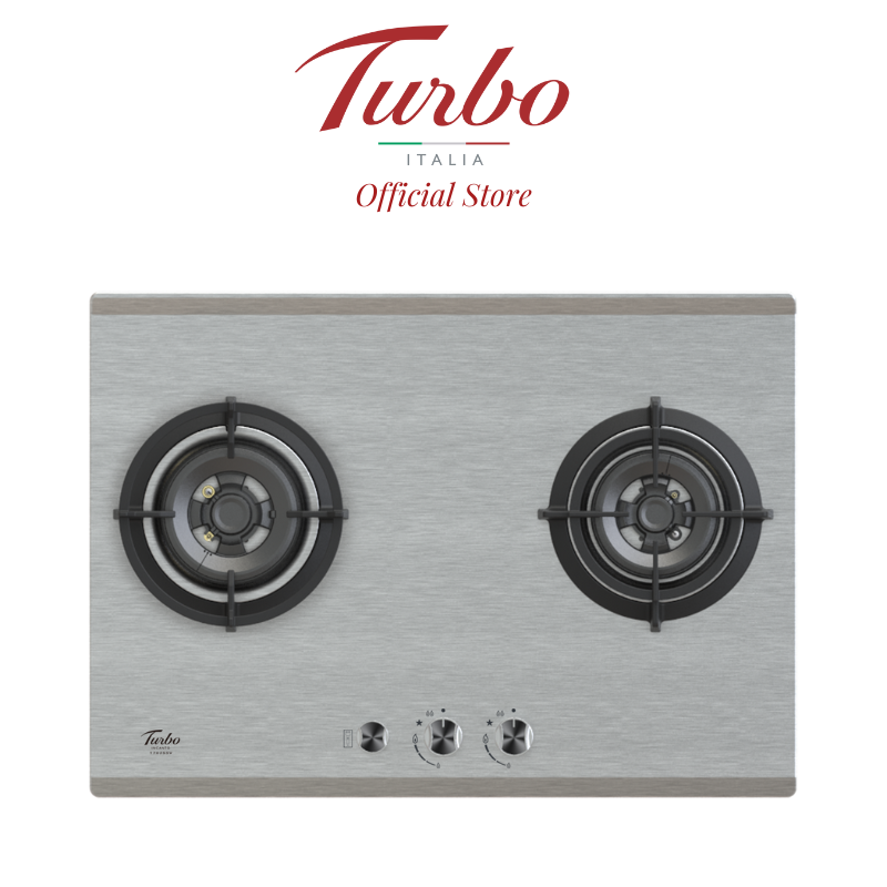 Turbo Italia - Turbo Incanto T702SSV 70cm 2 Burners Built-In Stainless Steel Hob | Lazada Singapore