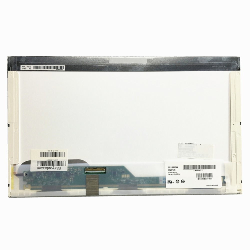 14.0จอภาพ LP140WH4 TLA1 LP140WH4 TLC1 TLC3 B140XW01 V.0 LTN140AT22 LTN140AT26 N140B6-L02 L08 ...