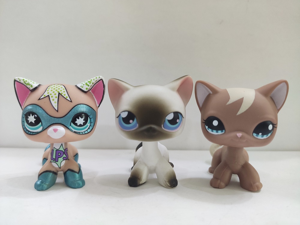 ของเล่นสำหรับสัตว์เลี้ยงแมว3ชิ้น/ล็อต LPS #383 #5 #1170ร้านสัตว์เลี้ยง ...