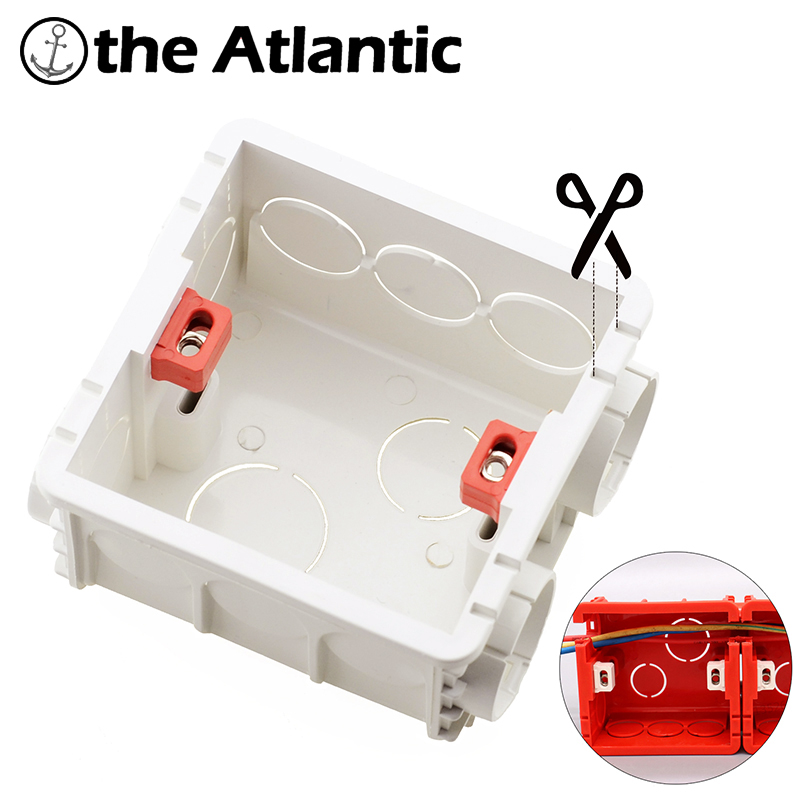 【BeyondShop】Gang Cut Open Mounting Wall Switch Box And Wall Socket Box ...