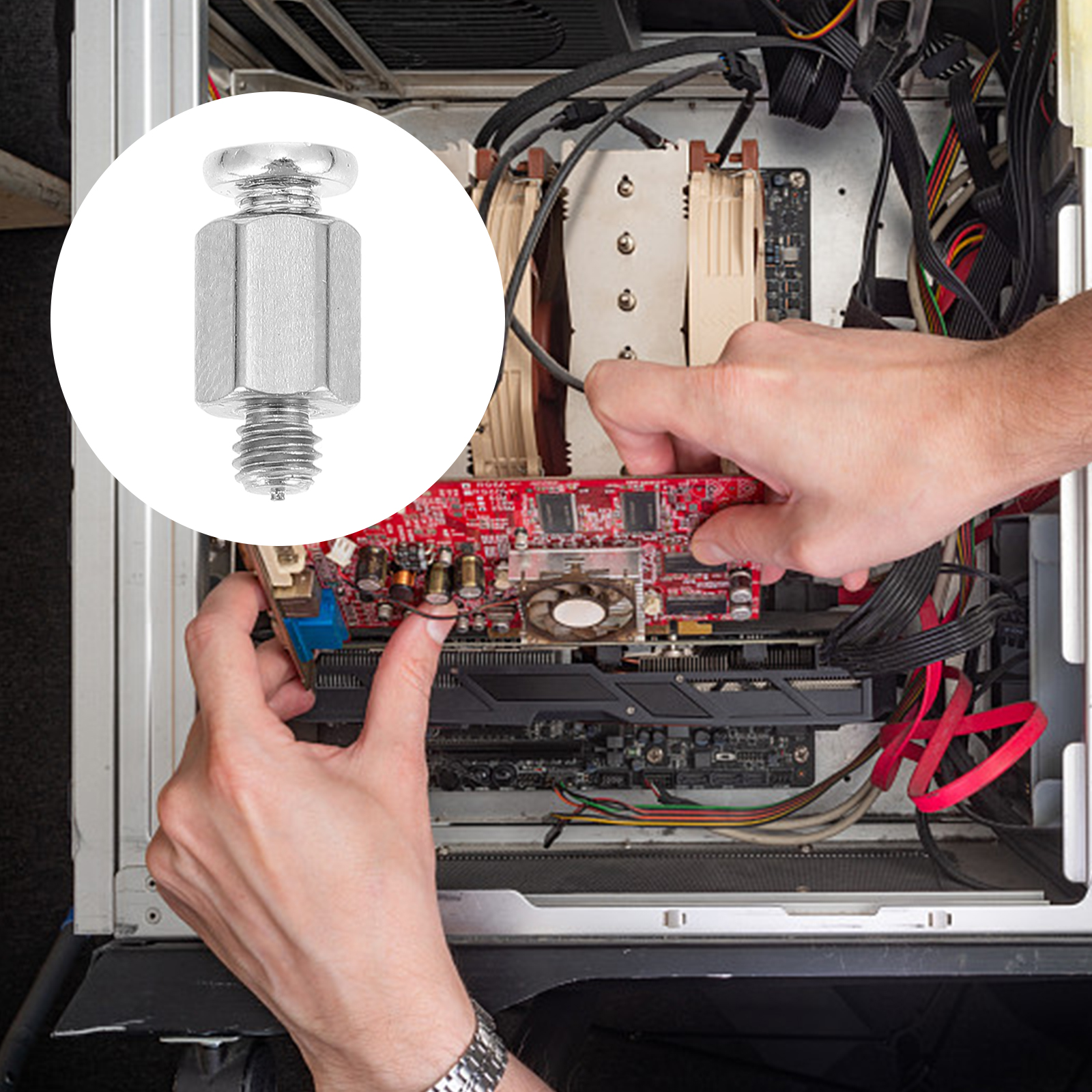 Motherboard Screws Mounting M2 Ssd Computer Supply Kit Standoff Hex Nut ...