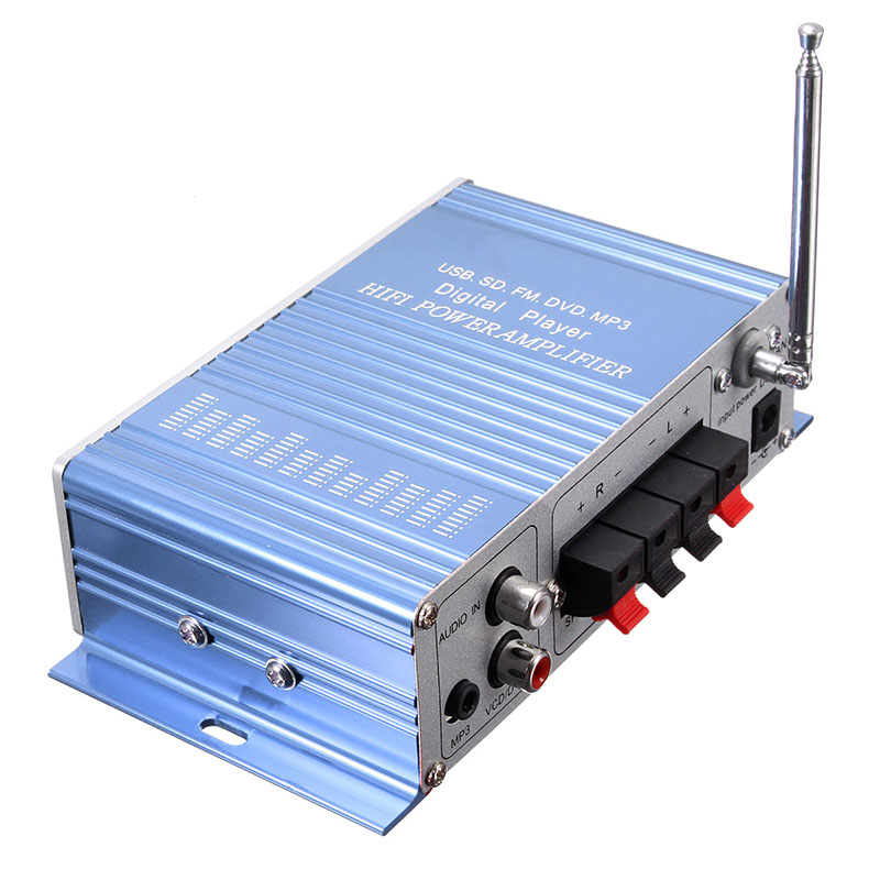 2CH Hi-Fi New Stereo Booster DVD FM Universal Serial Bus SD MP3 Speaker ...