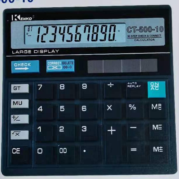 Multifunction Calculator Large-screen Solar Calculator CT-500 | Lazada PH