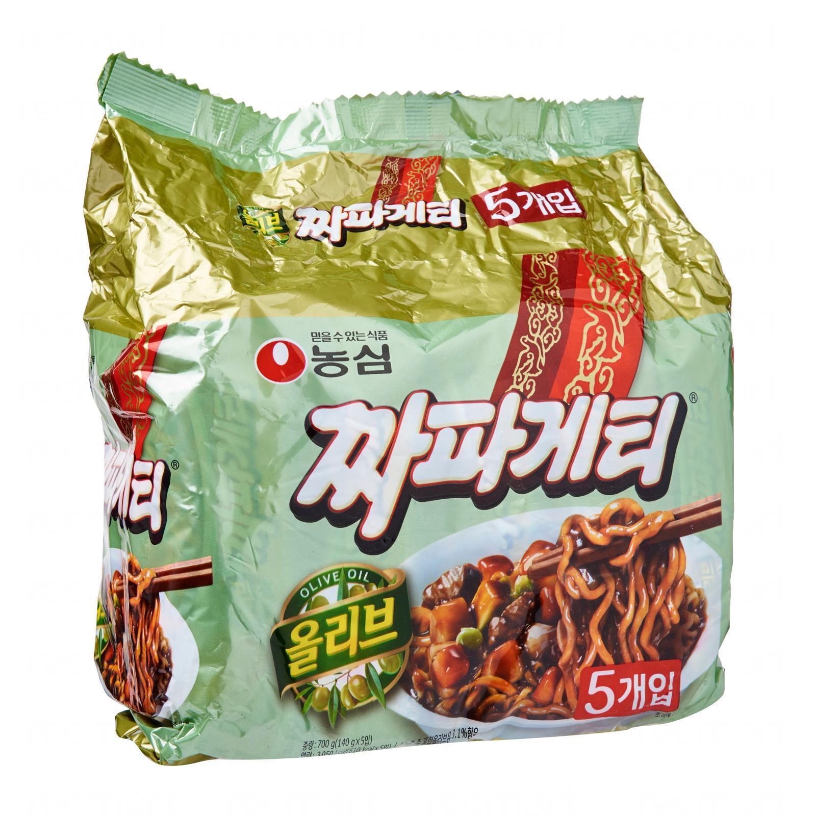 Nongshim Korean Chapagetti Black Instant Ramen Noodles 5s | Lazada ...