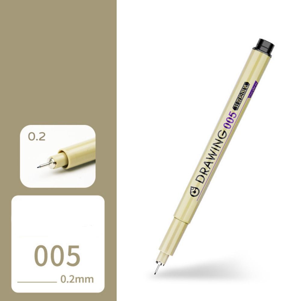 Stylographs 12 Tip Pigment Liner Pen Fine Line Different Tip Sketching ...