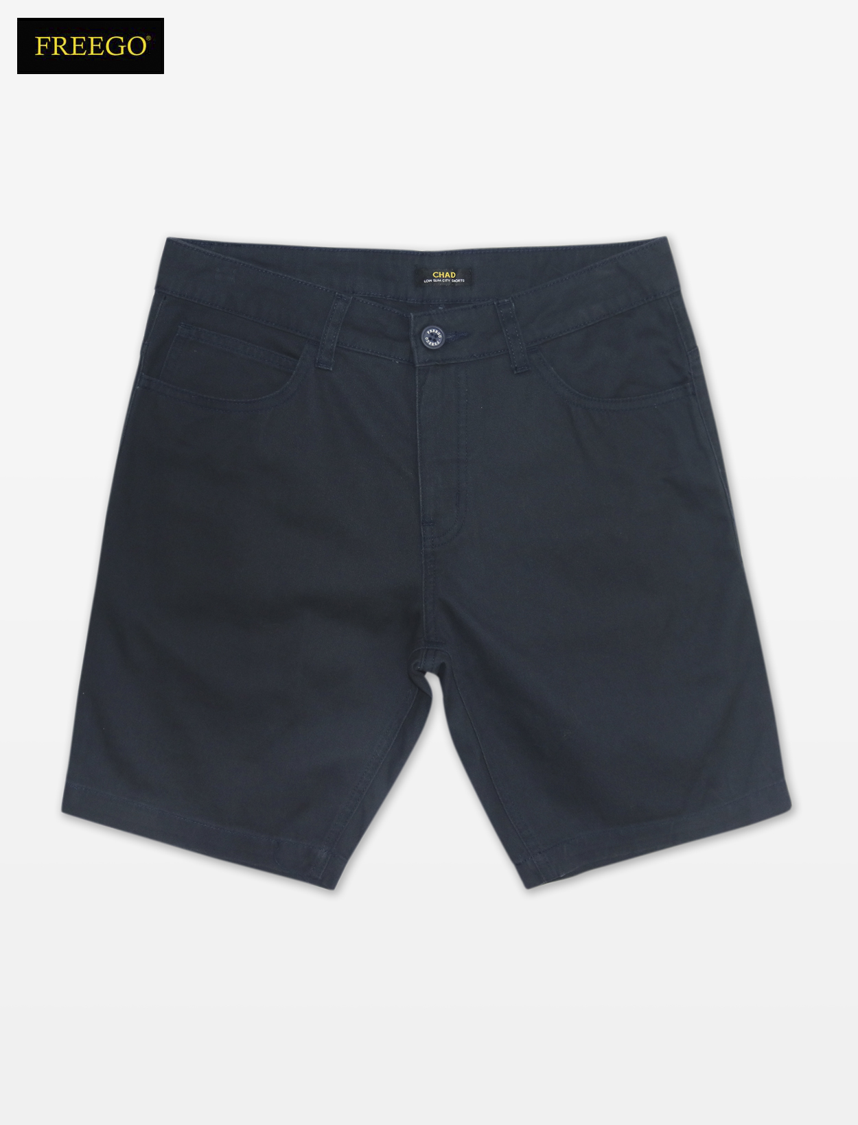 Freego Men's Slim Metro Tapered Shorts in Blue | Lazada PH