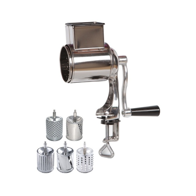 【EcoTrend】Rotary Grater Food Mills Nut Grinder 5 Drum Blade For Cheese ...