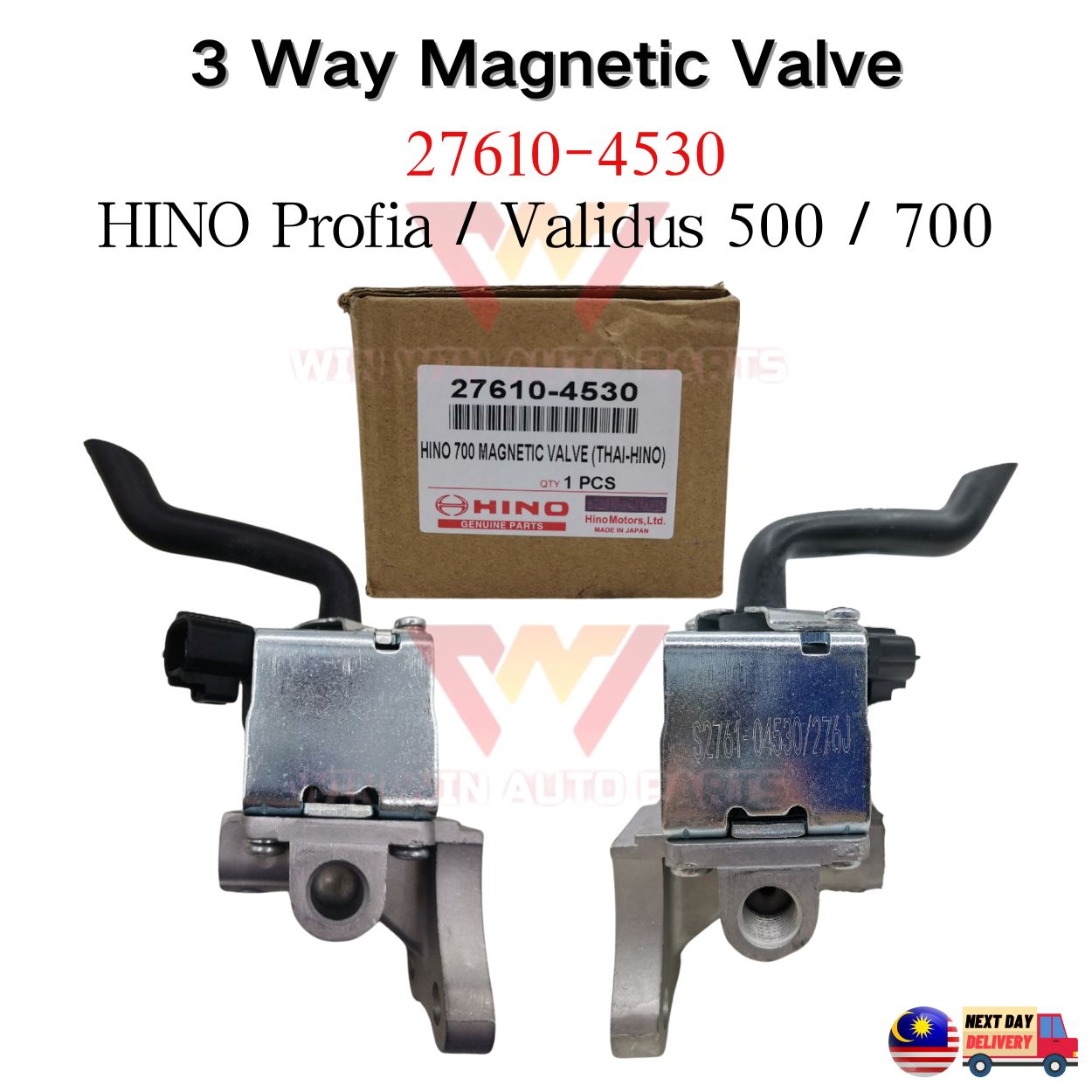 27610-4530 HINO Profia Validus 500,700 Exhaust Magnetic Valve Solenoid ...