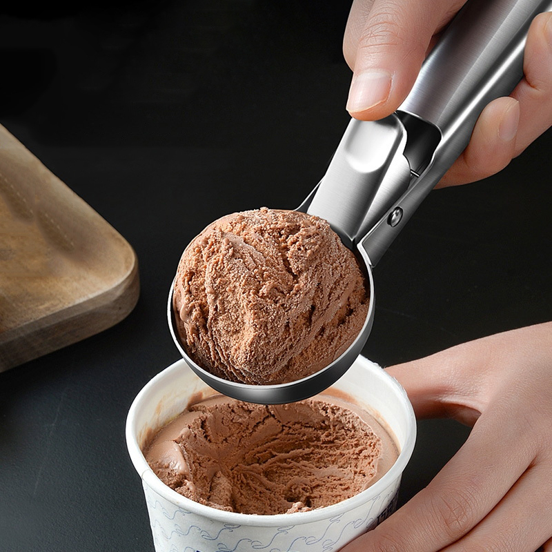 1 Pcs Nonstick Anti-Freeze Ice Cream Scoop Aluminum Alloy Ice Cream ...