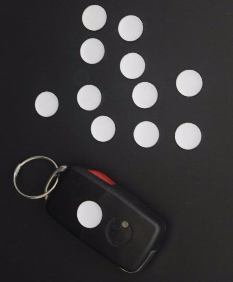 【Exclusive Offer】5pcs 14mm Car Key Sticker For VW Toyota Peugeot Benz ...