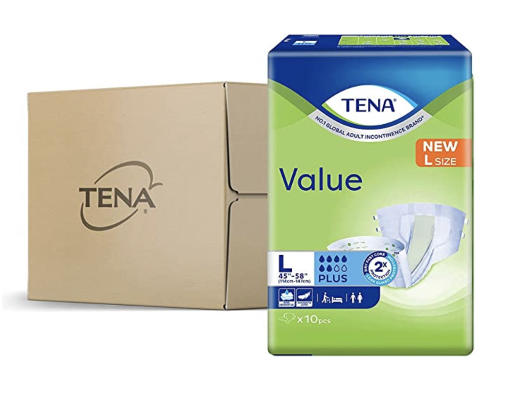 TENA Value Tape Adult Diapers Size M & L (Carton) | Lazada Singapore