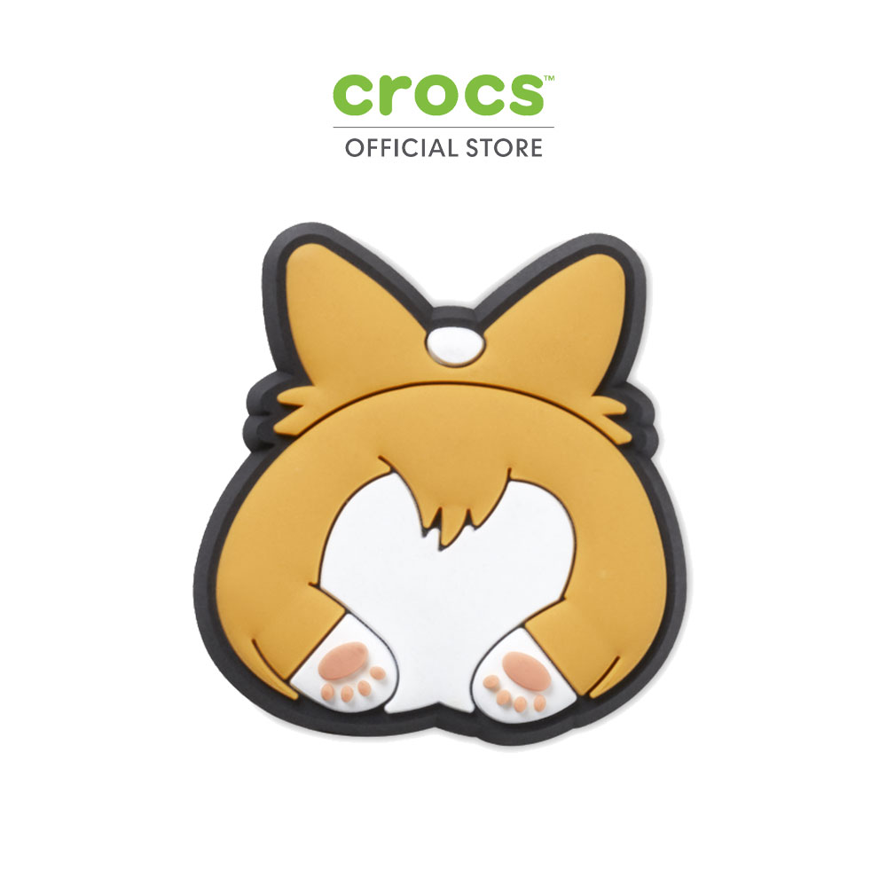 CROCS ตัวติดรองเท้า JIBBITZ CORGI BUTT | Lazada.co.th
