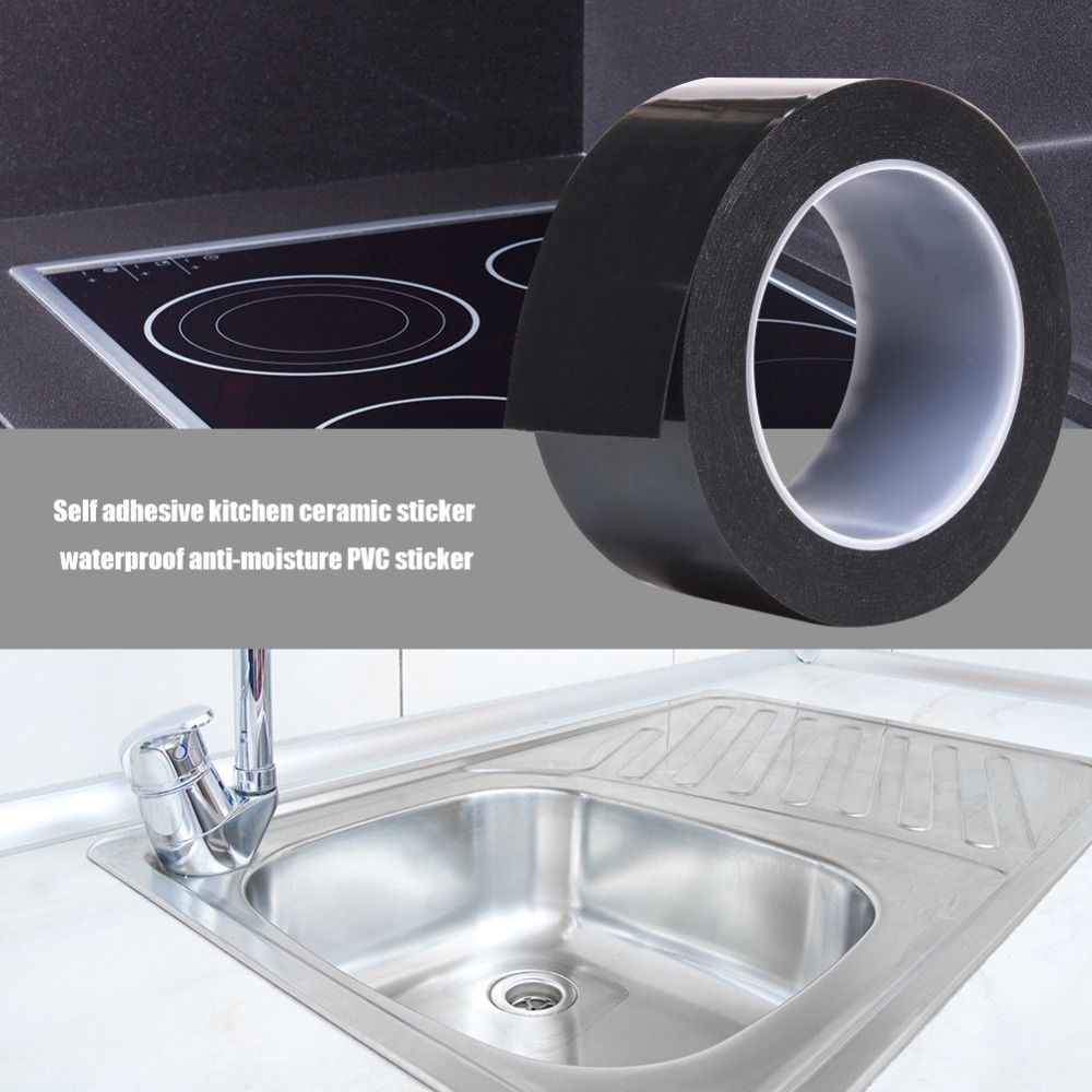 Toilet Bathtub Anti-Stain Self Adhesive Sink Wall Edge Border Tape ...