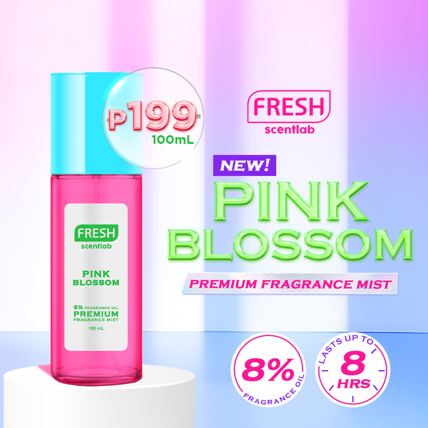 Fresh Scentlab Pink Blossom Premium Fragrance Mist 100 mL | Lazada PH