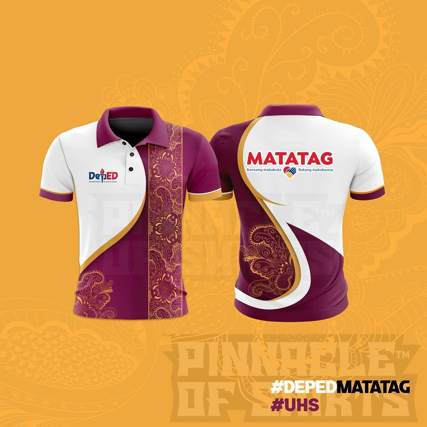 DEPED MATATAG POLO SHIRT UNIFORM FULL SUBLIMATION POLO-Shirt FOR WOMEN ...