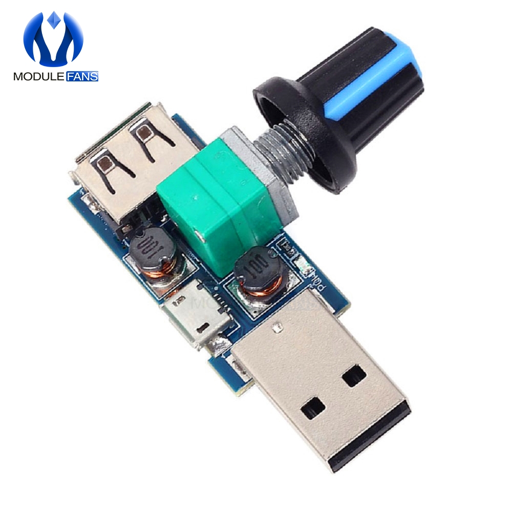【Hottest Trends】Mini USB Fan Governor Wind Speed Controller Air Volume ...