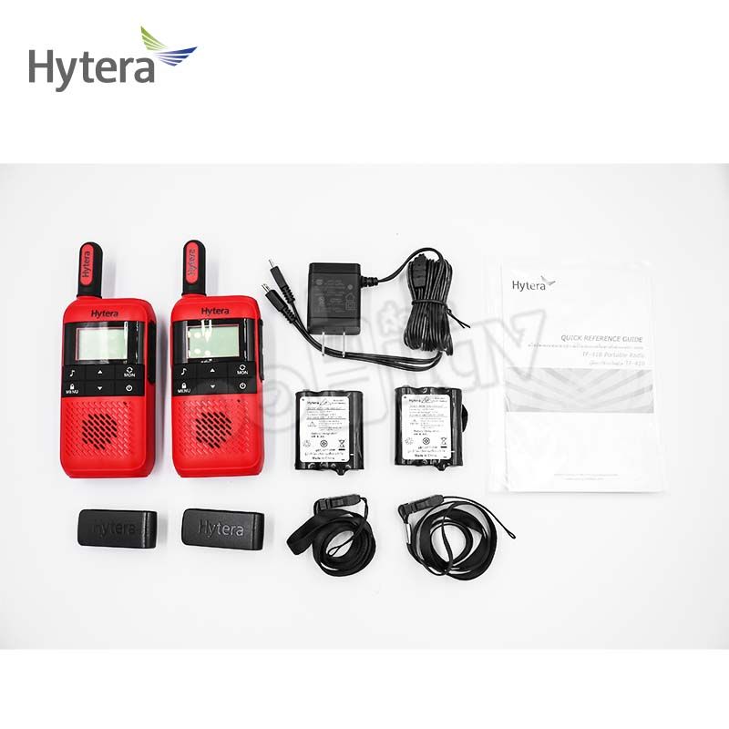 วิทยุสื่อสาร Hytera TF-418 (แพ็คคู่) จัดส่งฟรี ไม่ต้องขอใบอนุญาต ถูกกฎหมาย มีตรากสทช. ไกลสูงสุด ...