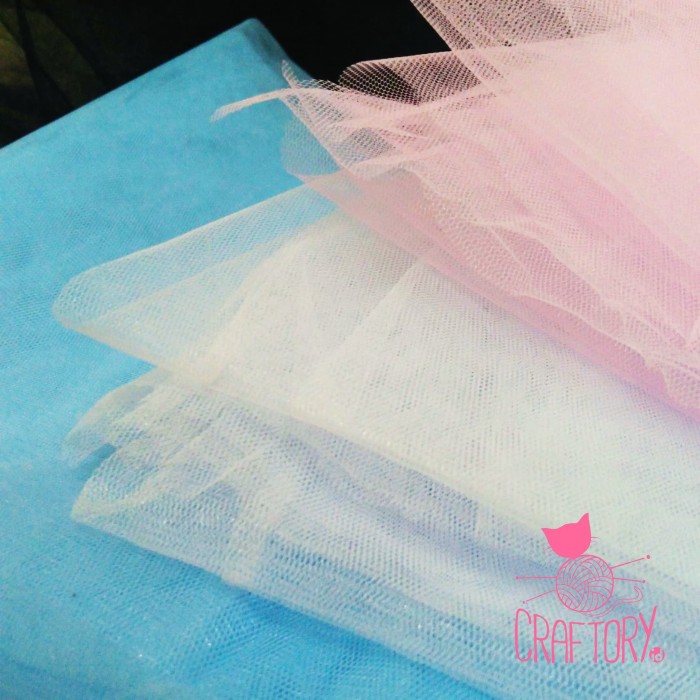 KAIN TILE - 60cm x 100cm / kain jaring / kain kaku | Lazada Indonesia