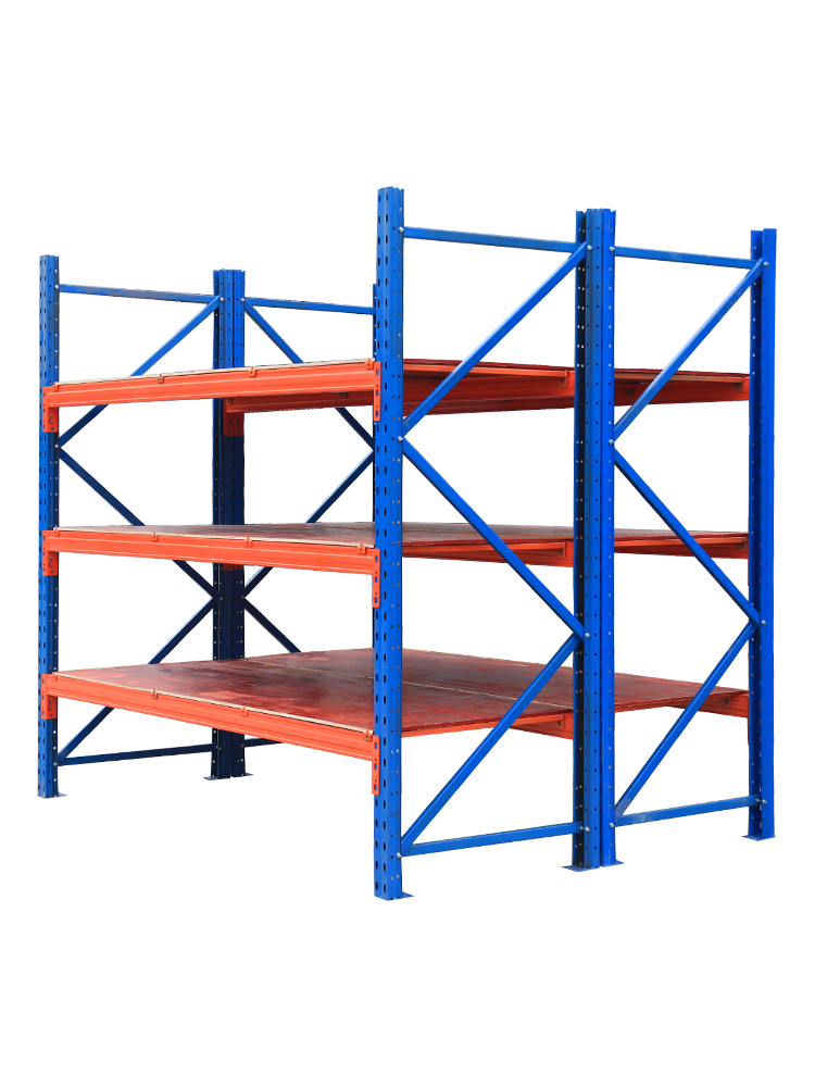 Heavy-duty shelf storage, high-level multi-storey storage, industrial ...