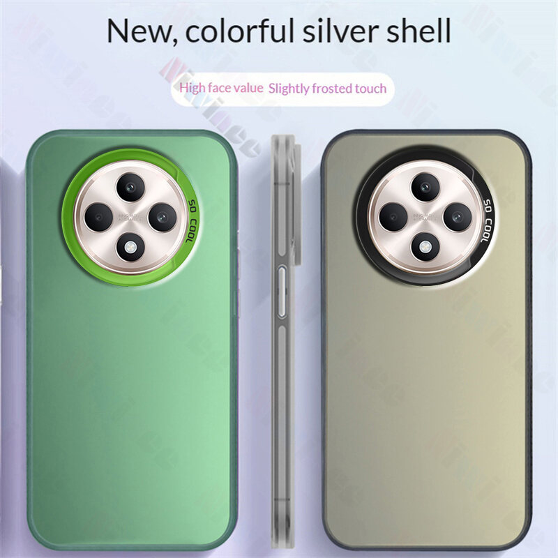 lthmy for OPPO Reno 12F 5G Phone Case Metallic Aurora Skin Casing ...