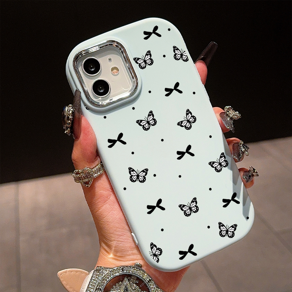 TA for Redmi 13C Xiaomi Poco C65 Back Cover Spots and Butterflies Phone ...