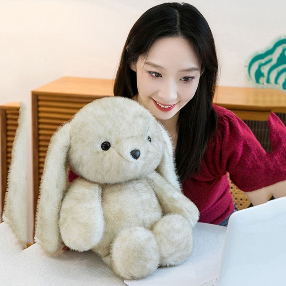 Home Decor Soft Plush Rabbit Pillow Fluffy Handmade Big Ear Rabbit ...