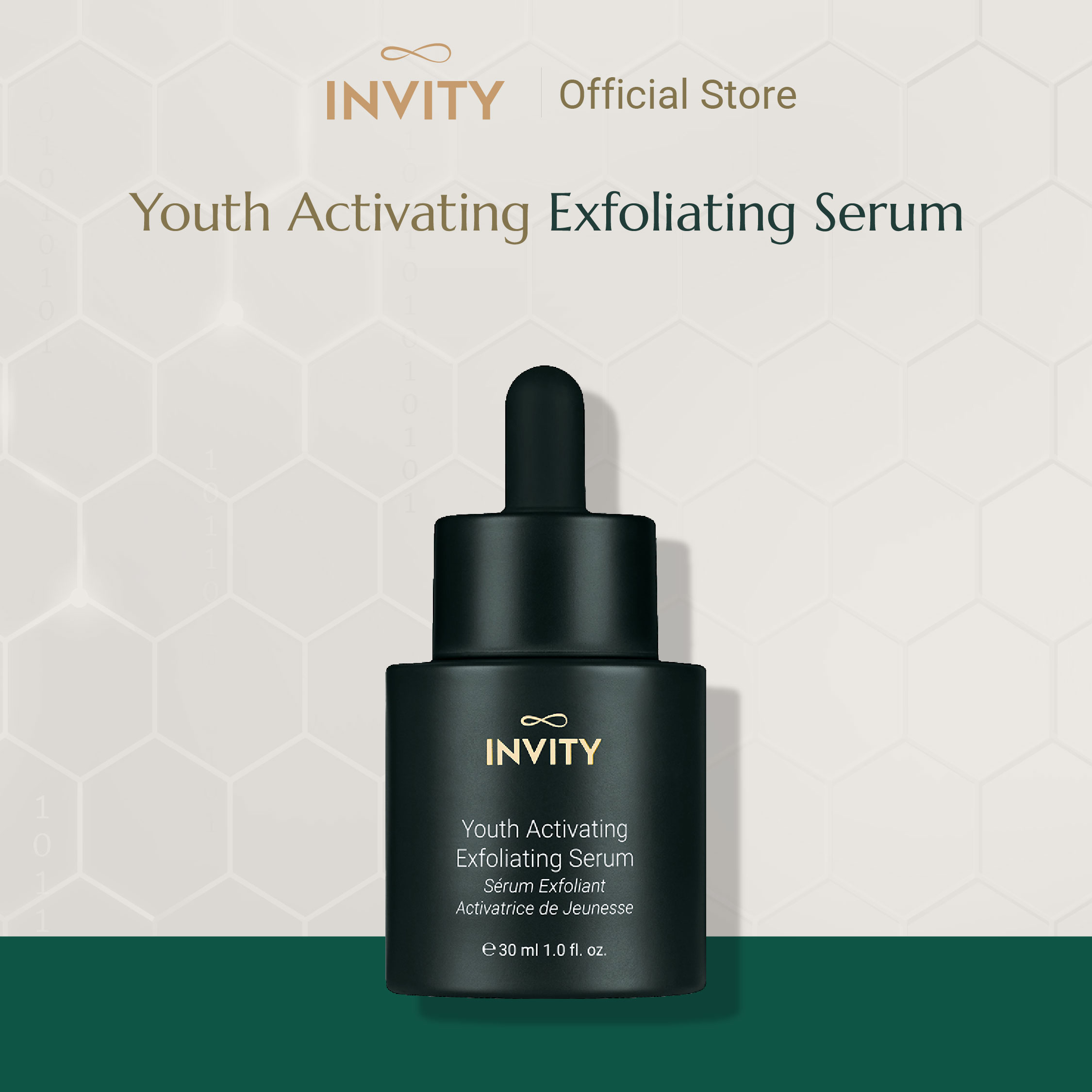 INVITY Youth Activating Exfoliating Serum (30ml) - Exfoliate Clear ...