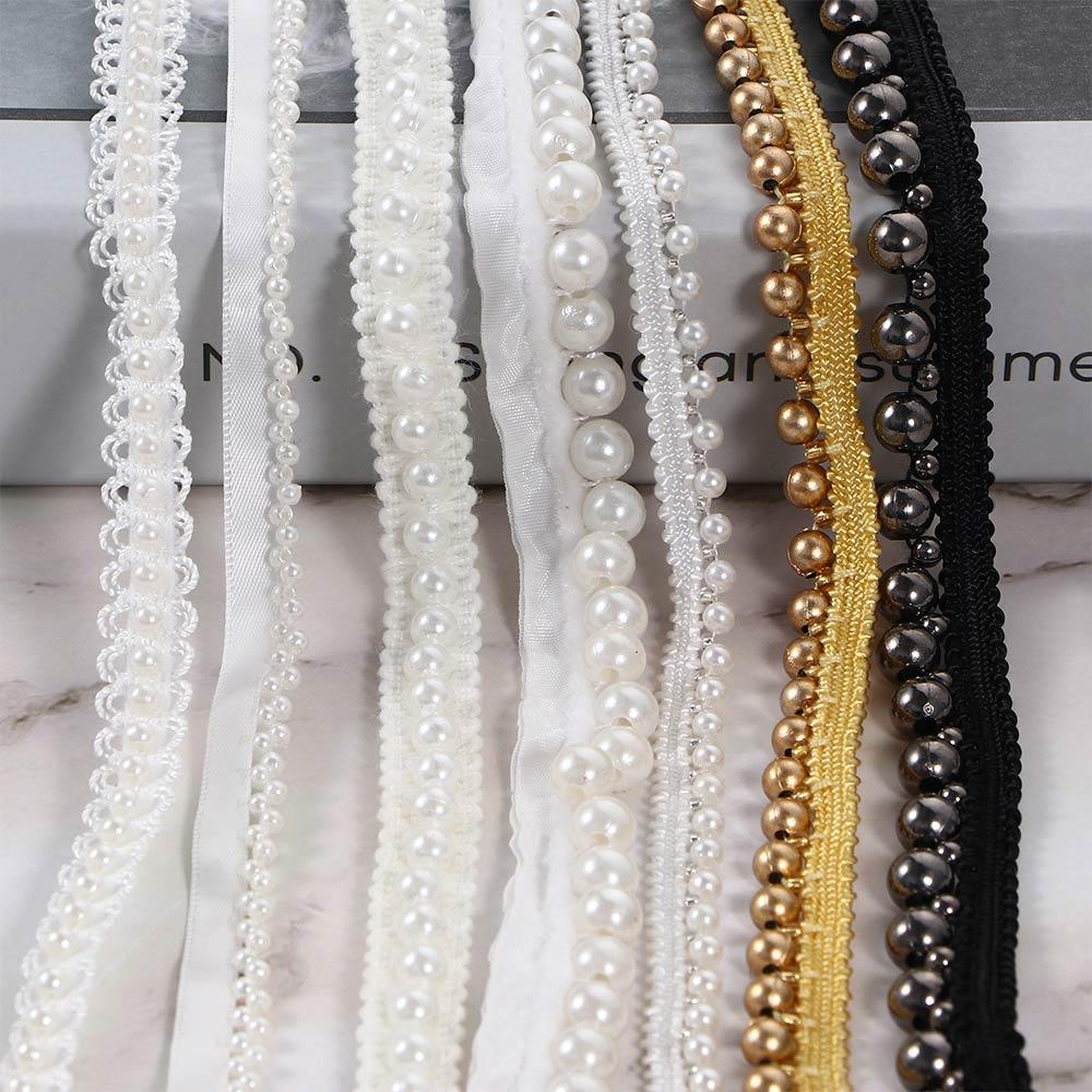 Yard Collar Fabric Craft DIY Bridal Applique Ribbon Tape Lace Trim ...