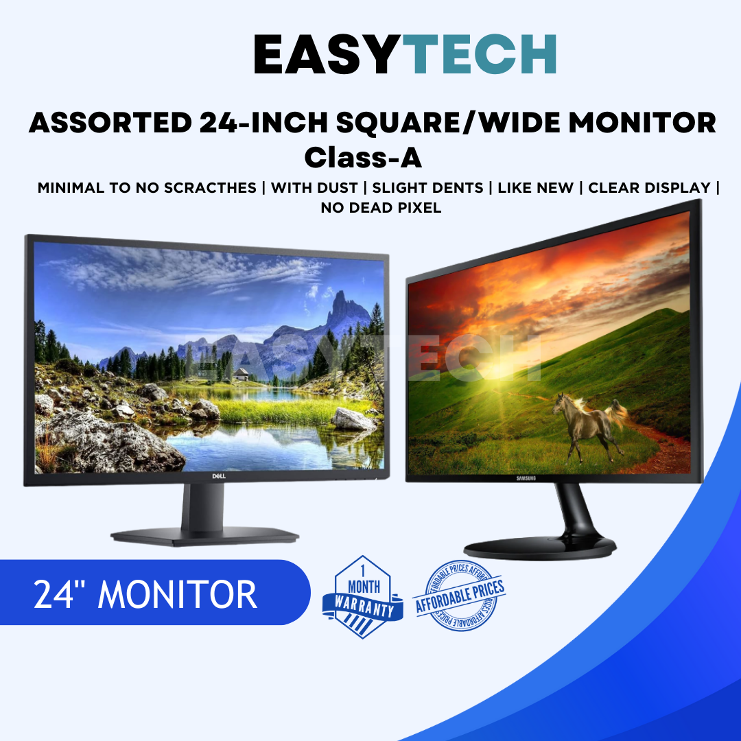 EASYTECH | Class-A 17" 19" 20" 22" 24" ASSORTED BRAND Square/Wide ...